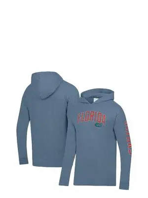 COMFORTWASH Florida Gators Long Sleeve Hooded T-shirt - Blue