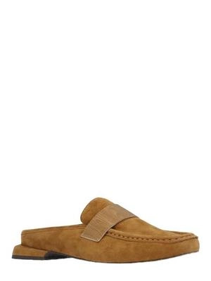 L'AMOUR DES PIEDS Tynessa Flat Mule - Coffee