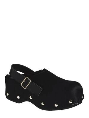 Tao Comme Des Garçons Studded Slingback Clogs - Black