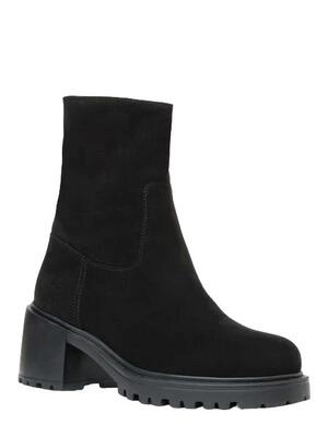 Aquatalia Danni Waterproof Suede Bootie - Black Suede