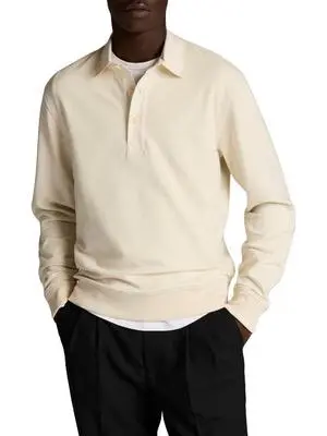 Vince French Terry Travel Polo - Bone