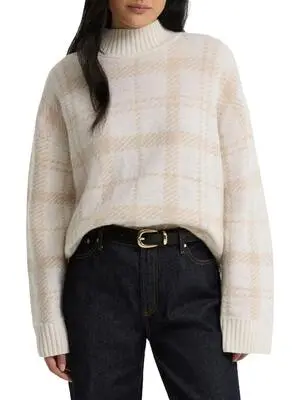 Barbour Delilah Knitted Mock Neck Sweater - Cloud Multi