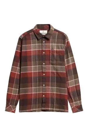 Barbour Copswell Relaxed Checked Cotton Shirt - Beech