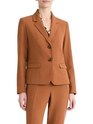 KASPER Two Button Jacket - Cinnamon