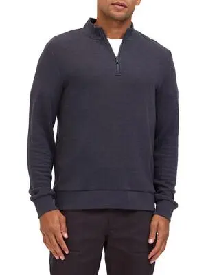 THREADS 4 THOUGHT Threads 4 Thought Half-Zip Waffle Pullover Carbon
