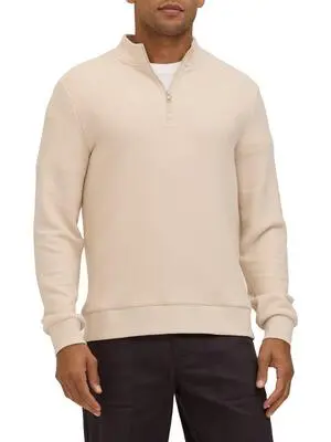THREADS 4 THOUGHT Threads 4 Thought Half-Zip Waffle Pullover Tapioca