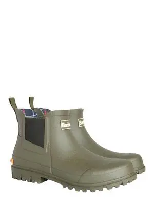 Barbour Andale Waterproof Chelsea Boots - Dark Olive