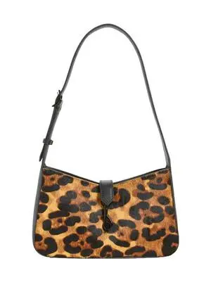 Rebecca Minkoff Rebecca Minkoff Megan Hair Calf Shoulder Bag Leopard/black