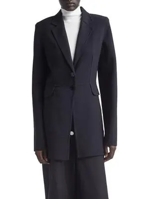 Proenza Schouler Maera Jacket In Bi-stretch Dou - Black