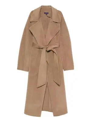 Soeur Harvard Belted Coat - Brown
