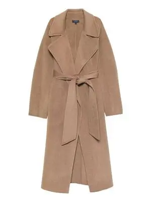 Soeur Harvard Belted Coat - Brown
