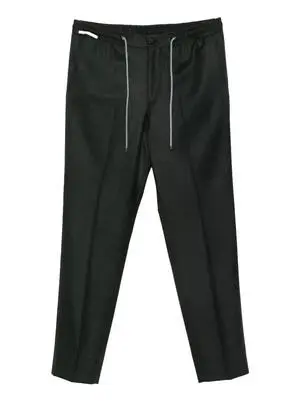 Corneliani Corneliani Elasticated Drawstring Waistband Trousers Green