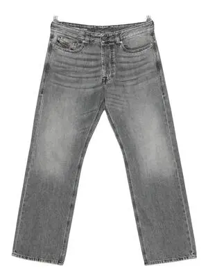 DIESEL® Faded Straight-leg Jeans - Grey