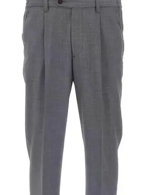 DEVORE INCIPIT DEVORE Tailored Trousers With Cuffed Hem