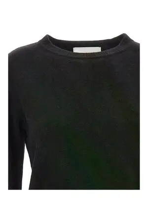 KAOS Ruffle-trim Sweater - Black