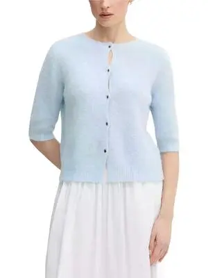 OUI Button-up Cardigan - Blue