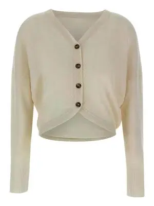 Marella Marella Alacre V-Neck Cardigan Neutrals