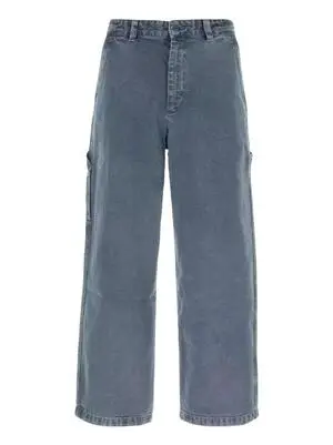 A.p.c. Carpenter Cotton Trousers - Blue