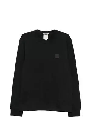 Calvin Klein Patch Crew Neck Sweater - Black