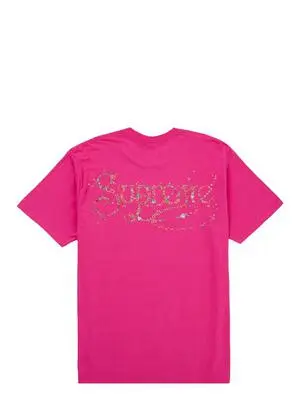 Supreme Gems Tee Shirt - Fuchsia