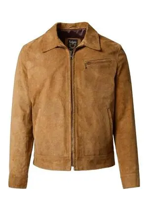 Allen Edmonds Schott N.y.c. X Rough-out Suede Jacket - Brown Suede