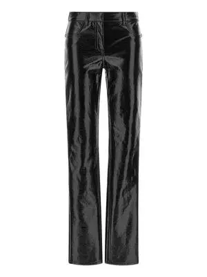 COURREGES COURREGES Straight Vinyl Trousers