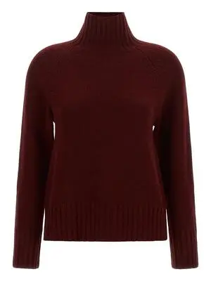 Max Mara Mantova High Neck Sweater - Bordeaux