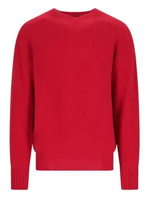 Howlin' Howlin' Birth Of The Cool Shetland Wool Sweater Red