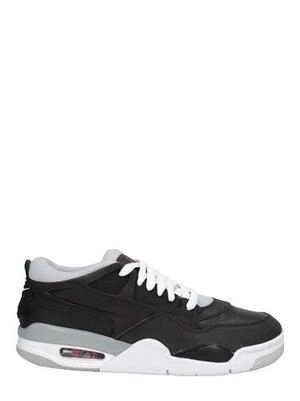 JORDAN Leather And Textile Low-top Sneakers - Grey