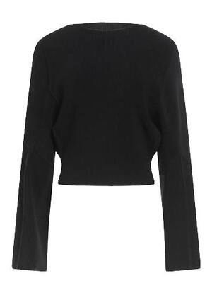 Liviana Conti Virgin Wool Crewneck Sweater - Black