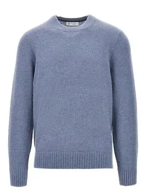 Brunello Cucinelli BRUNELLO CUCINELLI Alpaca And Cashmere Blend Sweater Blue