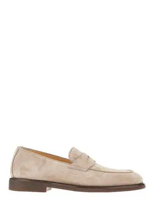 BRUNELLO CUCINELLI BRUNELLO CUCINELLI Suede Leather Penny Loafers