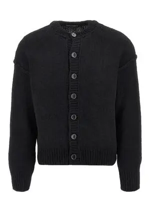 Our Legacy Pitch Wool Cardigan - Black