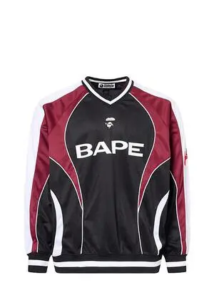 A BATHING APE Long Sleeve Mesh T-shirt - Black
