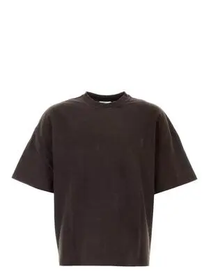 Carhartt Work In Progress Lambert Logo-embroidered T-shirt - Brown