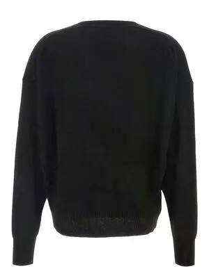 Marella V-neck Sweater - Black