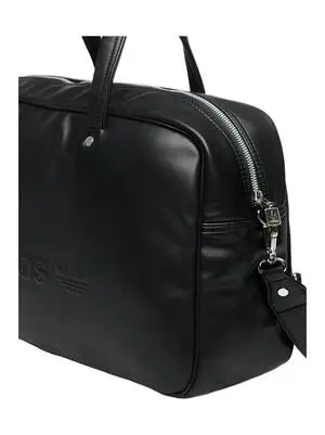 Adidas Logo Debossed Holdall Bag - Black