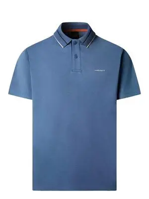 HACKETT LONDON Tipping-detail Polo Shirt - Blue