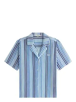 Kith Elena Ii Striped Chenille Shirt - Blue