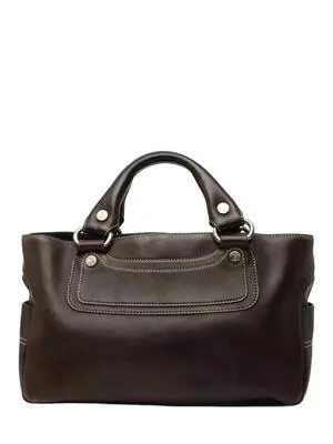 Celine Celine Leather Boogie Handbag Brown