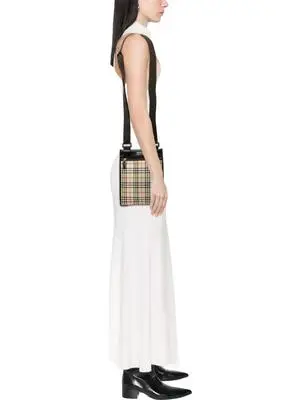 Burberry House Check Canvas Crossbody Bag - Neutrals
