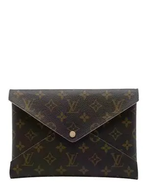 LOUIS VUITTON Monogram Pochette Kirigami Gm Clutch Bag - Brown