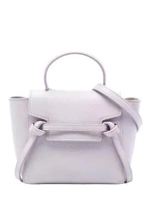 Celine 2021 Pico Grained Calfskin Belt Bag Satchel - Pink