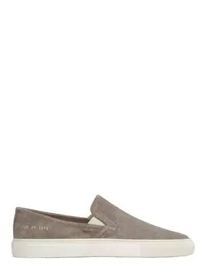 COMMON PROJECTS Suede Slip-on Sneakers - Grey
