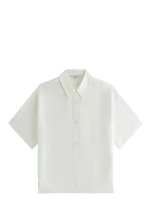 Kith Isla Linen Short-sleeve Shirt - White