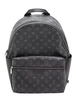 LOUIS VUITTON Monogram Eclipse Discovery Backpack - Black