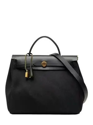 Hermès Herbag Zip 31 Satchel - Black