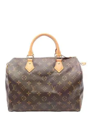 LOUIS VUITTON Speedy 30 Monogram Boston Bag - Brown