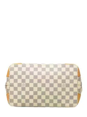 LOUIS VUITTON Damier Azur Hampstead Pm Tote Bag - White