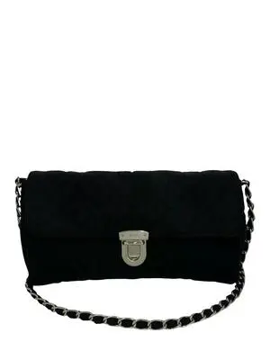 Prada Tessuto Impuntu Crossbody Bag - Black